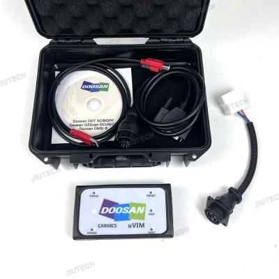 China For Doosan uvim + Getac V110 laptop Excavator Forklift Engine Fault Detector DDT SCR DPF DCU ECU Scanner Fault Diagnostic Tool for sale