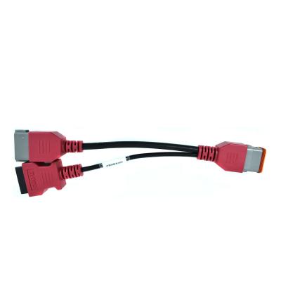 China Xtruck Chsaais 12Pin ABS Cable for KNORR Test Cable Diagnostic Lead CE Certified for sale