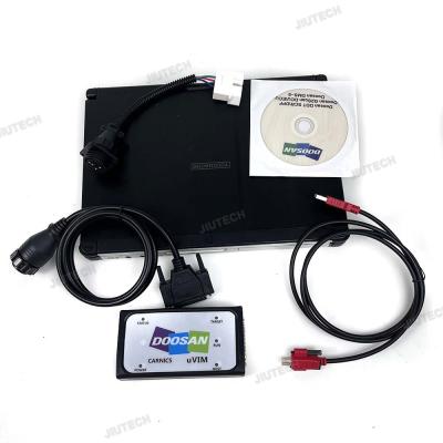 China CF53 laptop+Doosan Diagnostic Tool with 2024 Software Version for Excavator Heavy Industry Engine System SCR DPF DMS-5 DCUECUG2 for sale