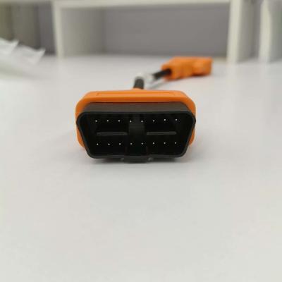 China 16Pin OBD2 Diagnostic Extension Cable for Motorcycle ECU Code Reader with OBD2 Diagnostics Fits Xtruck M1 Scanner for sale