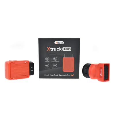 China Xtruck X003 Heavy Duty Truck OBD Scanner with 9-Pin & 16-Pin Interface for Volvo Cummins Scania - Android/iOS Compatible for sale