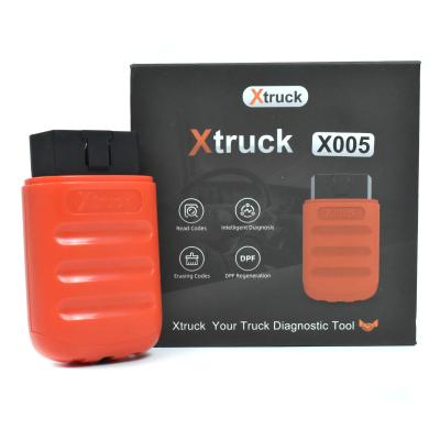 China Xtruck X005 Bluetooth Truck Diagnostic Tool with 8 OBDII Test Modes and Two Years Free Updates for FAWDE, SHACMAN for sale