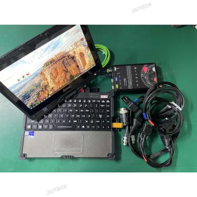 China Getac V110 Laptop with For Deutz-Fahr SerDia 4.0 software Diagnostic Tool SDF D-Tech 1.0 for deutz Fahr 4 x CAN K/L-Line Truck Programming for sale