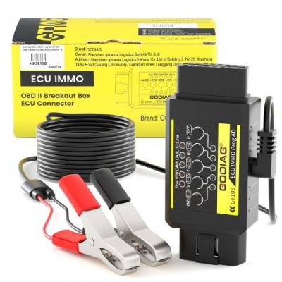 China GODIAG GT105 OBD II Break Out Box OBD Assistant ECU IMMO Prog AD ECU Connector for sale