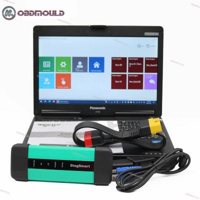 China New Version Heavy Duty EOL Truck Scanner for WEICHAI Sinotruk vehicles Diagsmart Cnhtc Diagnostic tool with CF53 Laptop for sale
