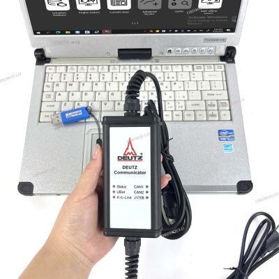 China CFC2 Laptop for DEUTZ Key Dongle Diagnostic Kit EMR Communicator Deutz Decom SerDia 4.0 level6 Deutz Diesel diagnostic tool for sale