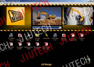 China JCB diagnostic JCB Service Master v8.10 Version Heavy Duty Truck Diagnostic Scanner for sale
