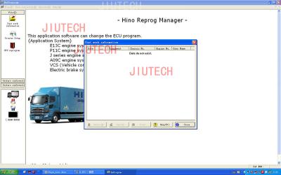 Chine Directeur V3.0 de Hino Reprog/logiciel diagnostics de Hino pour le moteur Progamming de Hino ECU à vendre