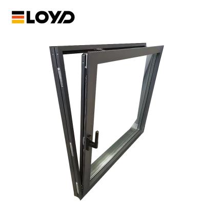 China Single Pane Hinged Tilt Turn Upvc Aluminium Windows For Home Office for sale