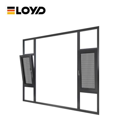 중국 1500x1500 알루미늄 틸트 앤 턴 윈도우 스파이라이트 판매용