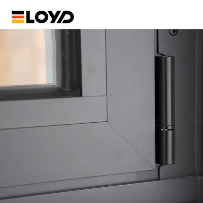 China Single Pane Hinged Tilt Turn Upvc Aluminium Windows For Home Office for sale