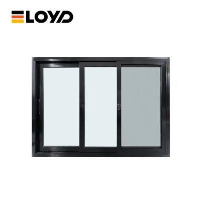 中国 防水 黒い粉末 覆い アルミ 窓 スリムライン オーダーメイド 販売のため