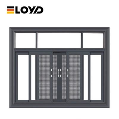 Китай Алюминиевые наклонные и поворачивающиеся раздвижные двери и окна 15PSF Скрытый дренаж продается