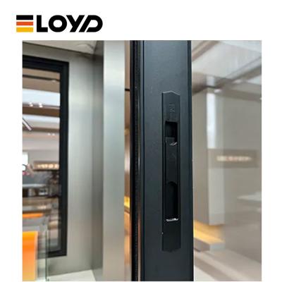 China Exterior 5 Foot Sliding Patio Door 6063 Aluminium Glazed Door Push And Pull for sale