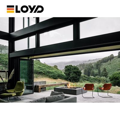 China 68 Series Aluminum Folding Doors with Anti-Pinch Design Thermal & Waterproof for sale