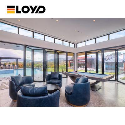China 68 Series Anti-Pinch Folding Door for Office Partitions for sale