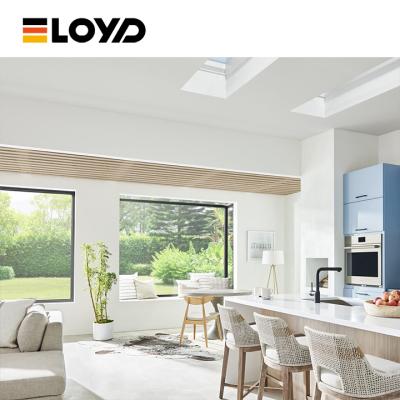 China Janela de Alumínio Fixa Industrial Grid – Estilo Loft à venda