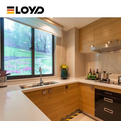 China Ventana corrediza inteligente de aluminio con sistema automatizado en venta