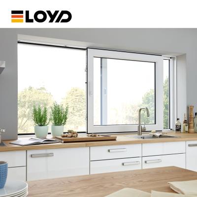 Китай Двустворчатое алюминиевое раздвижное окно с перекрестной вентиляцией продается