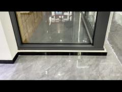 Φωσάν Θερμική ρήξη Αλουμίνιο Μαύρο διακινούμενο διπλό τζάμι με δίχτυ για κουνούπια