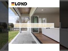 Customizable EPE Foam Wrapped Folding Sliding Glass Doors with Logistics Process
