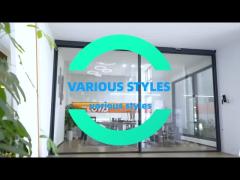 Schuifdeur Dubbelglas Venster Stacker Patio Door Exterior Stackable Balkon Aluminium Schuifdeuren