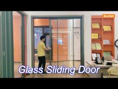 floor-to-ceiling aluminum sliding door for modern office spaces
