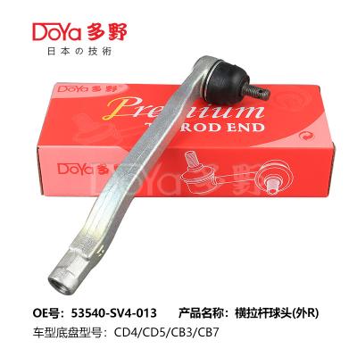 China Adjustable Tie Rod End 53540-SV4-013 for FUSO FV413 with 1-2 Inches Adjustment Range and Grease Fitting for sale