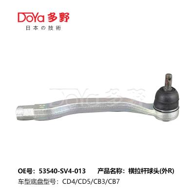 China Adjustable Tie Rod End 53540-SV4-013 for FUSO FV413 with 1-2 Inches Adjustment Range and Grease Fitting for sale