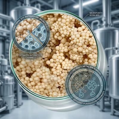China ACD-100 Amino Carboxylic Acid Chelating Resin Removes Cu Ni Zn from Electroplating Wastewater Treatment for sale
