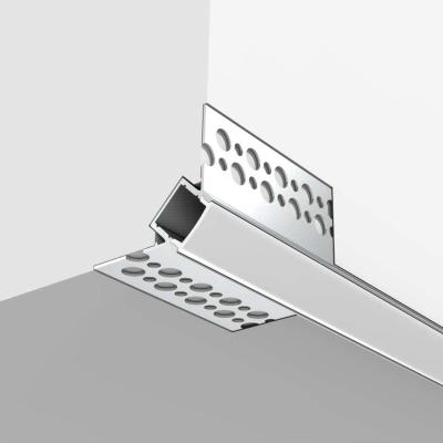 Cina Il Manica di profilo del pannello di carta e gesso del LED ha messo l'alluminio T5 del gesso 6063 del gesso del muro a secco per la luce di striscia principale in vendita