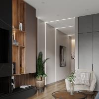 Quality Gypsum Wall PC PMMA Led Aluminum Channel H12.5mm Led Light Strip Profile for sale