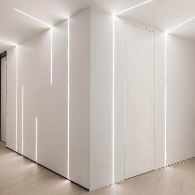 China perfil de aluminio LED de la tira negra de 6061 6063 que contiene la cubierta clara en venta