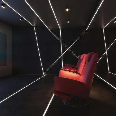 Китай W16.6*H7mm привело алюминиевый профиль для линейного освещения с отражетелем ПК продается