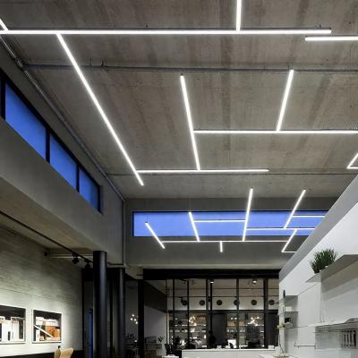 China Led strip aluminium profile Surfaced mount Recessed T5 6063 20mm Driver In LED Profile for sale