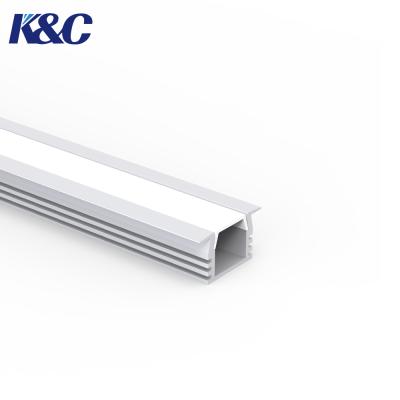 China LED high-purity aluminum profiles with embedded decorative edges for sale