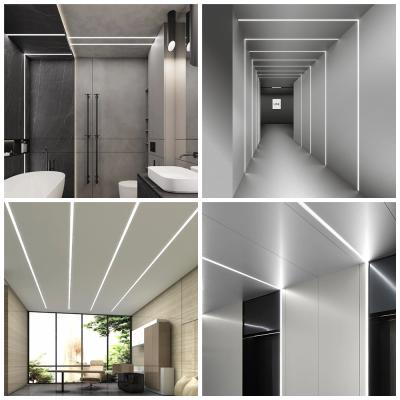 Cina Profilo LED in alluminio 6063 W64,0 × H14,0mm con larghezza PCB fino a 11,0mm per canale a incasso per strisce LED in vendita