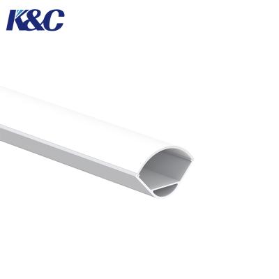 China 6063 Aluminium Alloy LED Strip Aluminium Profile with 90° Corner Installation and Sandblasting Oxidation for sale
