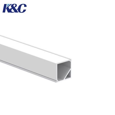 China RoHS-Compliant 6063-T5 Aluminum LED Profile for Corner Installation in Strip Light Systems for sale