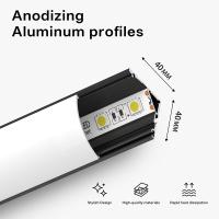 China Anodized Width 40mm Aluminium Extrusion Corner Profiles 90 Degrees for sale