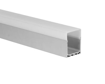 Cina Manica principale di alluminio di profilo con la copertura differente del PC per il montaggio di superficie Width26.7mm in vendita
