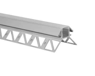 China Spray Caoting Recessed Aluminium Led Channel for drywall gypsum wall for sale