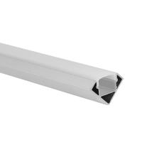 Quality Led strip aluminum profile Angle 18x18mm 90 Degrees LED Corner Aluminium Profile for sale