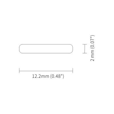 Profil en aluminium fini argenté 6063 T5 de bande de ROHS LED