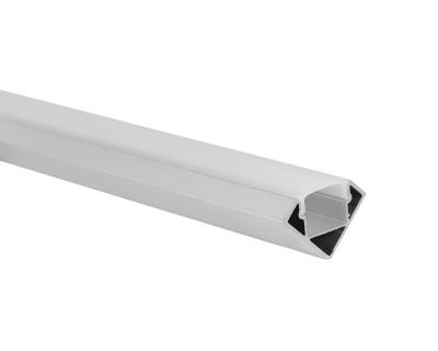 China W18 H18mm 90 Degrees LED Aluminium Corner 6063 With PC Diffuser for sale