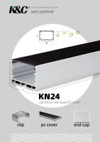 Quality LED Strip Aluminium Casing With W50mm*H35mm LED Channel Diffuser for sale