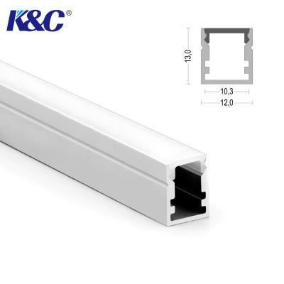 China Aluminium Alloy 6063 T5 LED Profile Channel With PC Diffuser Cover for sale