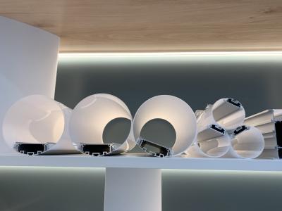 Cina Sollevamento rotondo T5 della lega di alluminio di profilo del diametro 60mm LED 6063 in vendita