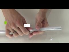 Perfil flexible Alu extrusión U Led Strip luz recortada Curva de canal doblable 6063 T5