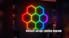 Ultimate RGB Hexagon LED Garage Ceiling Lighting System